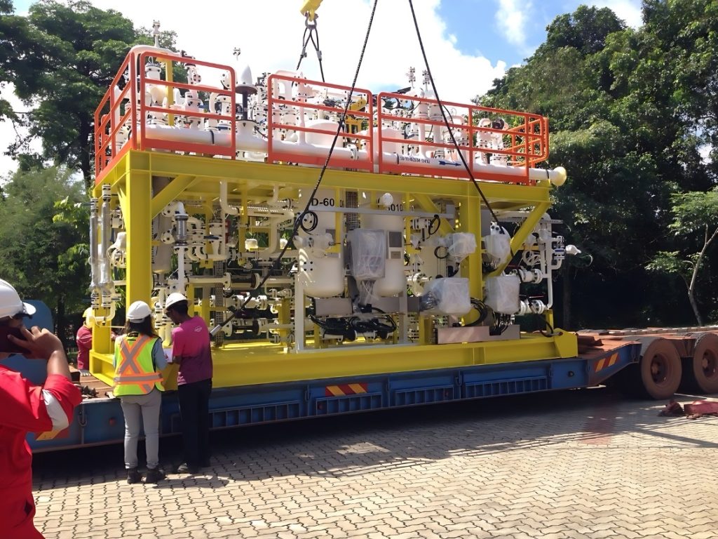 BNJT-K and TTJT-A Wellhead Platforms Tukau Timur Gas Conditioning ...